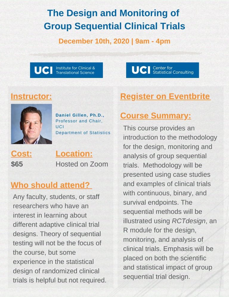 The Design and Monitoring of Group Sequential Clinical Trials